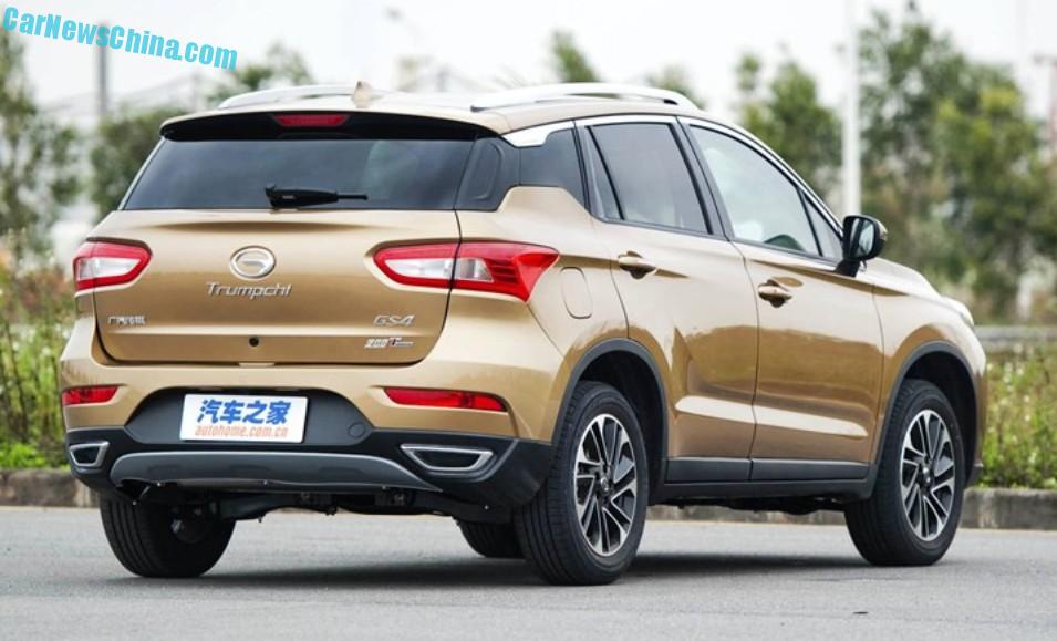 The Guangzhou Auto Trumpchi GS4 SUV is ready for China - CarNewsChina.com