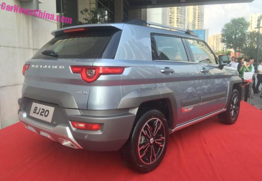Beijing Auto BJ20 will hit the Chinese car market in August 2016 - CarNewsChina.com