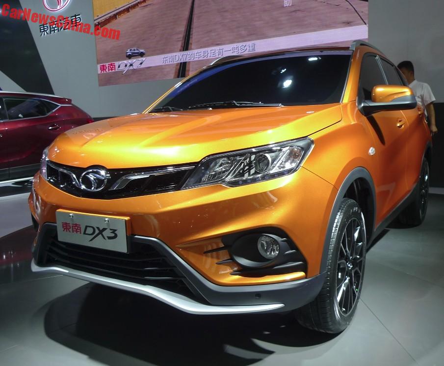 SouEast DX3 SUV Debuts On the Chengdu Auto Show In China - CarNewsChina.com