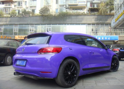 Volkswagen Scirocco is Purple in China - CarNewsChina.com