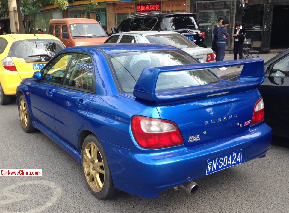 Spotted in China: second generation Subaru Impreza WRX STi ...