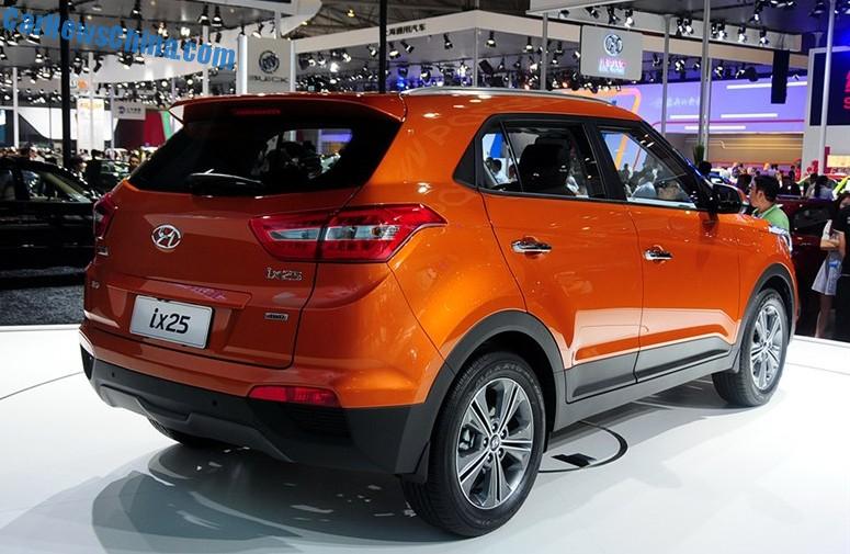 Hyundai ix25 SUV debuts in China on the Chengdu Auto Show ...