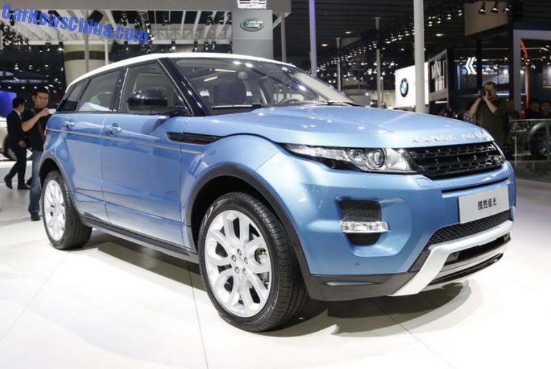 2014 Guangzhou Auto Show: China-made Range Rover Evoque unveiled in ...