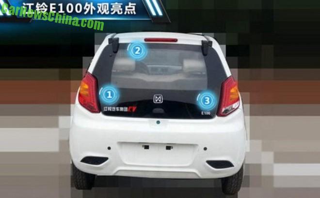 Spy Shots: JMC E100 EV testing in China - CarNewsChina.com
