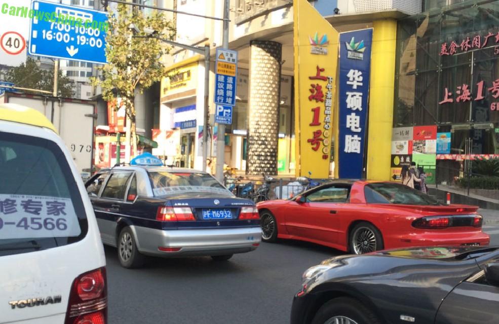 Spotted in China: fourth generation Pontiac Firebird in Red ...