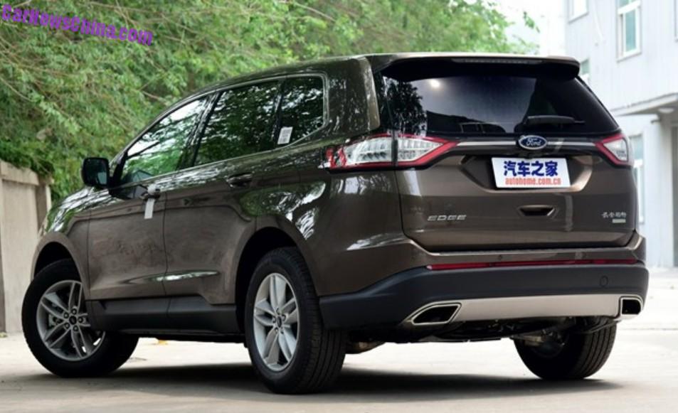 China-made Ford Edge launched on the Chinese car market - CarNewsChina.com