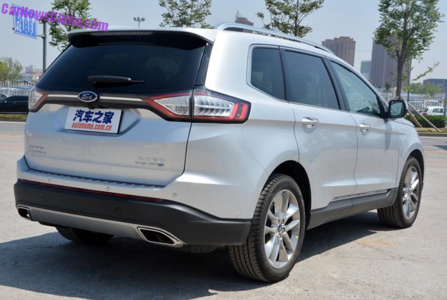 China-made Ford Edge launched on the Chinese car market - CarNewsChina.com