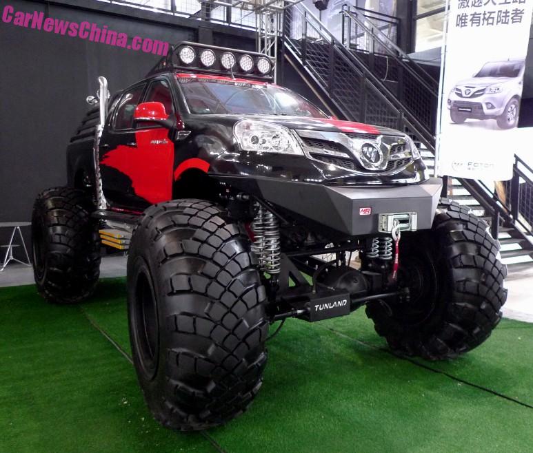 Foton Tunland is a Monster Truck in China - CarNewsChina.com