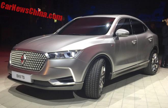 Borgward BX6 TS concept debuts in Geneva - CarNewsChina.com