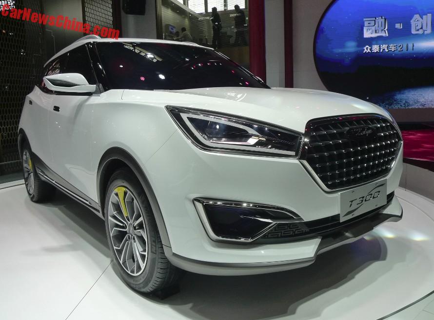 Zotye T300 SUV Concept Unveiled On The Beijing Auto Show - CarNewsChina.com