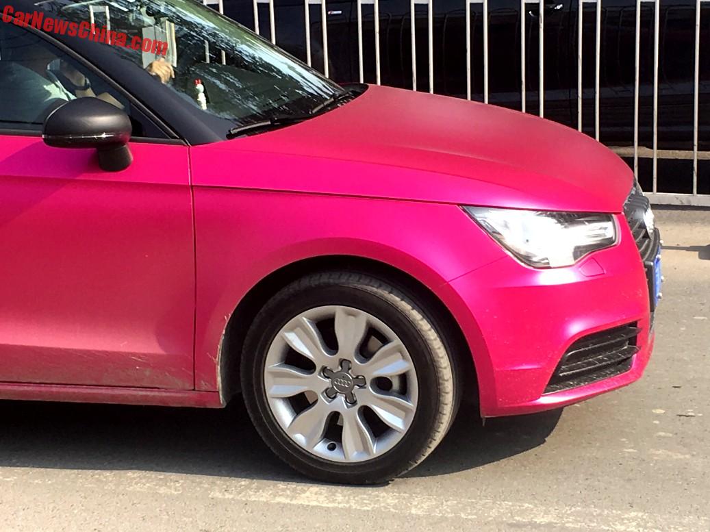 Audi A1 Is Pink In China - CarNewsChina.com
