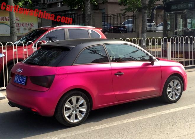 Audi A1 Is Pink In China - CarNewsChina.com