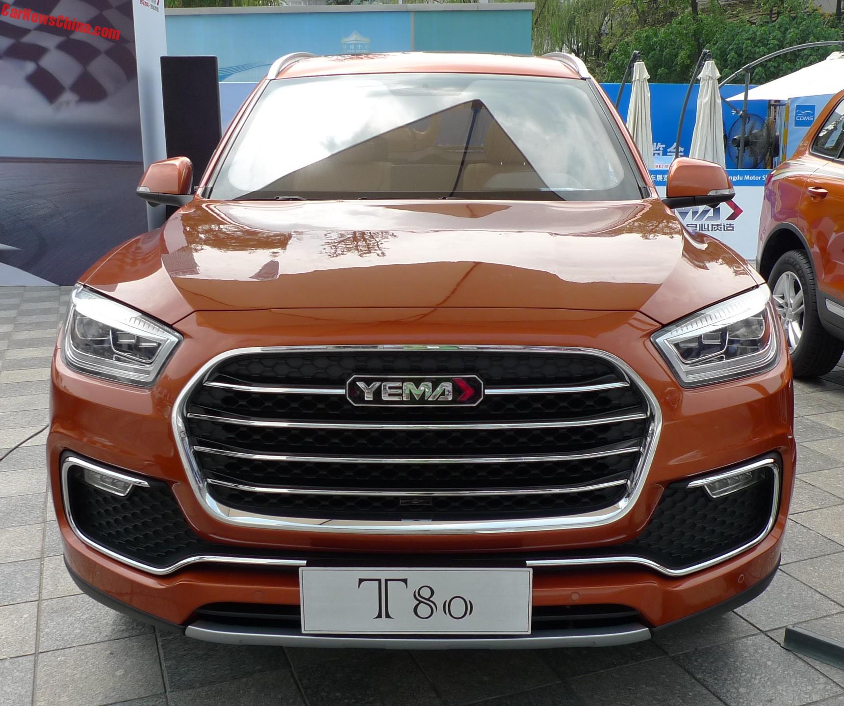 Yema T80 SUV Debuts On The Chengdu Auto Show In China - CarNewsChina.com