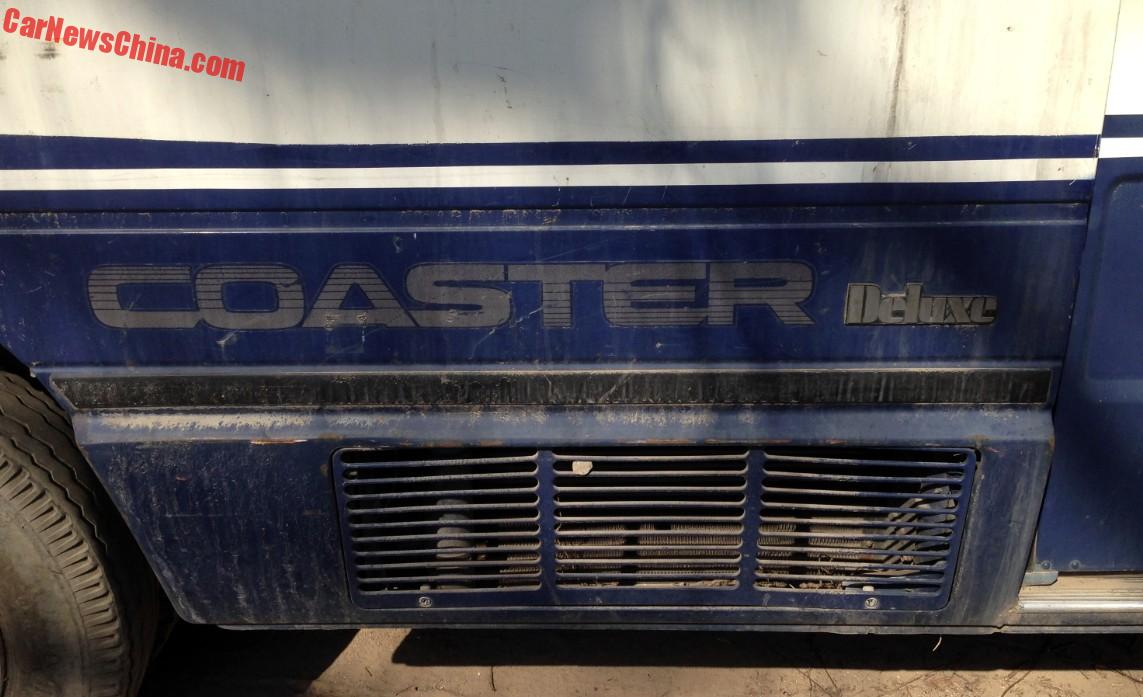 Spotted In China: Second Generation Toyota Coaster Deluxe ...